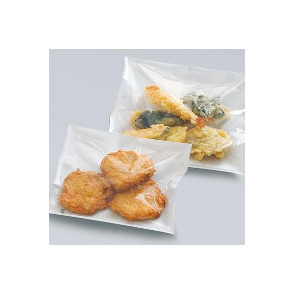 【用途】天ぷら、コロッケ、からあげなどの惣菜サンドイッチ、カスクート・ベーグルなどの調理パン青果、食肉、干物、乾物など【特長】●前面にOPPボードンフィルムを使用していますので、ディスプレイ効果が抜群です。●内容物をはっきり見せることができ...