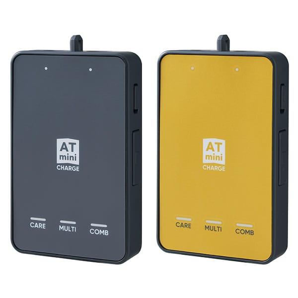 コンディショニング・ケアをサポートするポータブル・マイクロカレントの最新版。 最長12時間の連続使用はそのままに、より軽く、よりコンパクトに進化しました。付属品付き（充電コード、パット４枚、電源コード黒色と灰色、ストラップ）