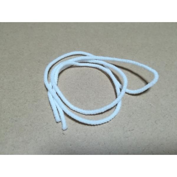マスク丸ゴムカラー：白サイズ：約2.8mm×60cm材質：ナイロン、ポリウレタン伸び率：約2.0倍製造国：日本製