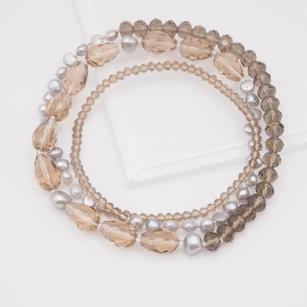 ご覧いただきありがとうございます。商品説明を最後までよくご確認頂き、ご検討ください。★商品サイズ(約)全長:78cm幅:最大9.9mm総重量:43.3g多少の擦れ、小傷、若干の糸、ワイヤーの伸びが見られる場合がございますが、比較的に状態は良...