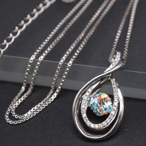 ご覧いただきありがとうございます。商品説明を最後までよくご確認頂き、ご検討ください。★商品サイズ(約)[ネックレス]全長:40-45cm総重量:5.4g[チャーム・バチカン含む]縦:27.2mm横:14.7mm厚み:7.7mm磁気反応:無チ...