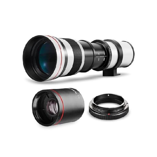 平行輸入品】ハイパワー 420-1600mm f/8.3 HD 手動望遠レンズ Nikon