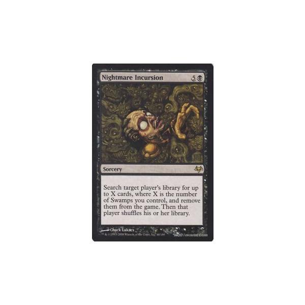 ★マジック:ザ・ギャザリング「イーブンタイド」収録■カード名：悪夢の乱入/Nightmare Incursion　【R】 ※英語版※シングルカードの状態について※当店のシングルカードは入荷時に1枚1枚状態確認を行っております。チェック後、速...