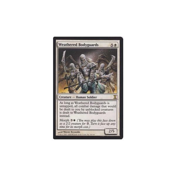 ★マジック:ザ・ギャザリング「時のらせん」収録■カード名：雨ざらしのボディガード/Weathered Bodyguards　【R】 ※英語版※シングルカードの状態について※当店のシングルカードは入荷時に1枚1枚状態確認を行っております。チェ...
