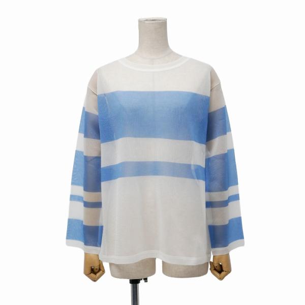 ■美品■ANTEPRIMA アンテプリマ FIORI STRATI サイズ38 シアー シースルー ボーダー ニット ブランド古着【中古】20260128/RA7507〜商品情報〜【ブランド】ANTEPRIMA / アンテプリマ【サイズ】表...