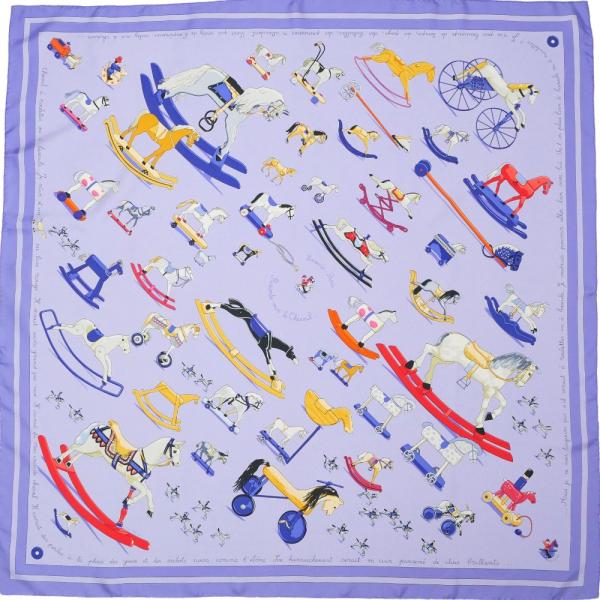 HERMES エルメス カレ90 Raconte moi le cheval お馬の話をして スカーフ カレ90 シルクツイル マフラー ストール ブランド古着【中古】20260206/RA7588〜商品情報〜【ブランド】HERMES / ...