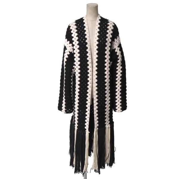 MAISONSPECIAL メゾンスペシャル Hand Crochet Fringe Cardigan クロシェ編み フリンジ カーディガン サイズM ブランド古着【中古】20260227/RA8129〜商品情報〜【ブランド】MAISONS...