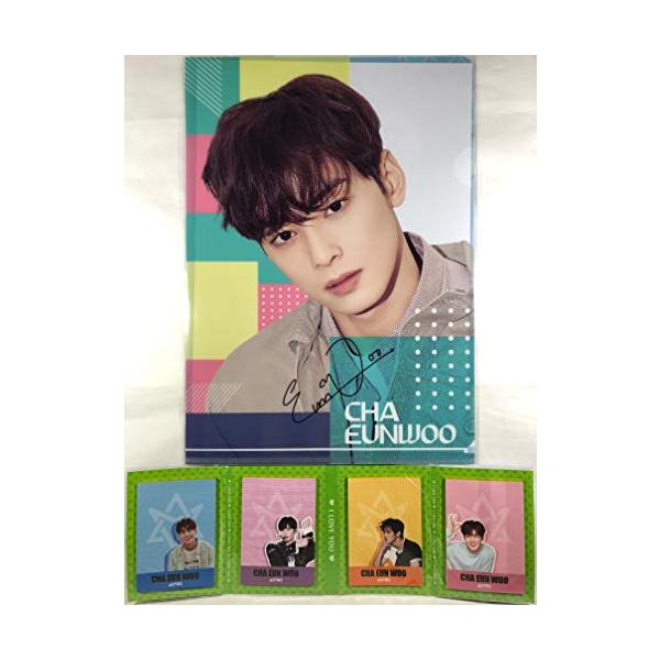 【グッズ内容】チャ・ウヌ - ASTRO「A4サイズ クリアファイル」+「4つ折りメモパッド(4連メモ帳)」のセット【商品サイズ】A4クリアファイル「長辺31cm×短辺22cm」 / メモパッド「長辺9.6cm×短辺7cm(折畳み時)」【商...