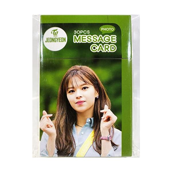 【グッズ内容】JEONGYEON - TWICE「フォトメッセージカード30枚セット」【商品サイズ】フォトメッセージカード「長辺8.6cm×短辺5.4cm」【商品特徴】クレジットカードサイズの高画質フォトメッセージカード。トレカやコレクショ...
