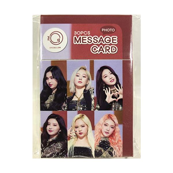 【グッズ内容】EVERGLOW「フォトメッセージカード30枚セット」【商品サイズ】フォトメッセージカード「長辺8.6cm×短辺5.4cm」【商品特徴】クレジットカードサイズの高画質フォトメッセージカード。トレカやコレクションカードとしてもお...