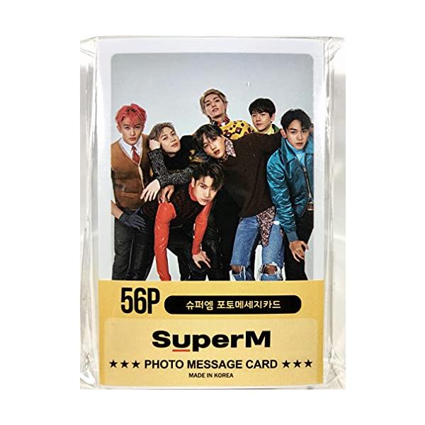 【グッズ内容】SuperM「フォトメッセージカード(旧称:ミニ ポストカード)56枚セット」【商品サイズ】フォトメッセージカード「長辺8.5cm×短辺5.5cm」【商品特徴】クレジットカードサイズのフォトメッセージカード。裏面にメッセージを...