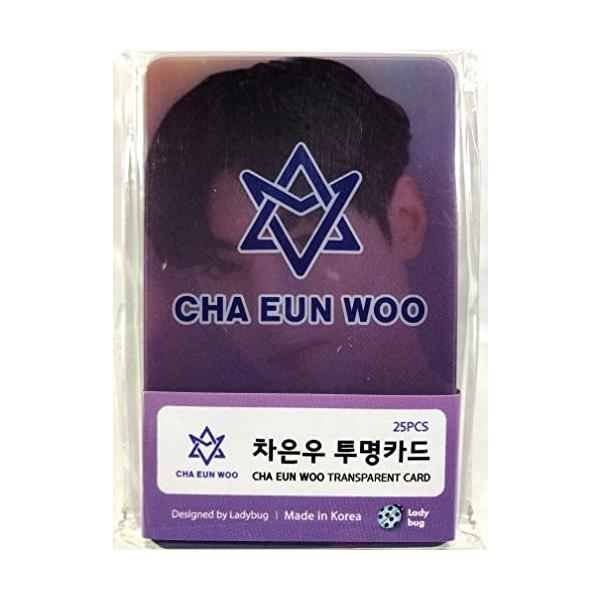 【グッズ内容】チャ・ウヌ - ASTRO「透明クリアカード(TRANSPARENT CARD)25枚セット」【商品サイズ】透明 クリア フォトカード「長辺8.6cm×短辺5.4cm」【商品特徴】クレジットカードサイズの、プラスチック製スケル...