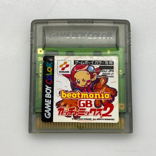 型番：CGB-B3GJ-JPNブランド(フリー入力)：コナミゲーム機種：ゲームボーイ作品名：ビートマニア GBガッチャミックス2＊起動のみ確認しました。＊ソフトのみとなります。