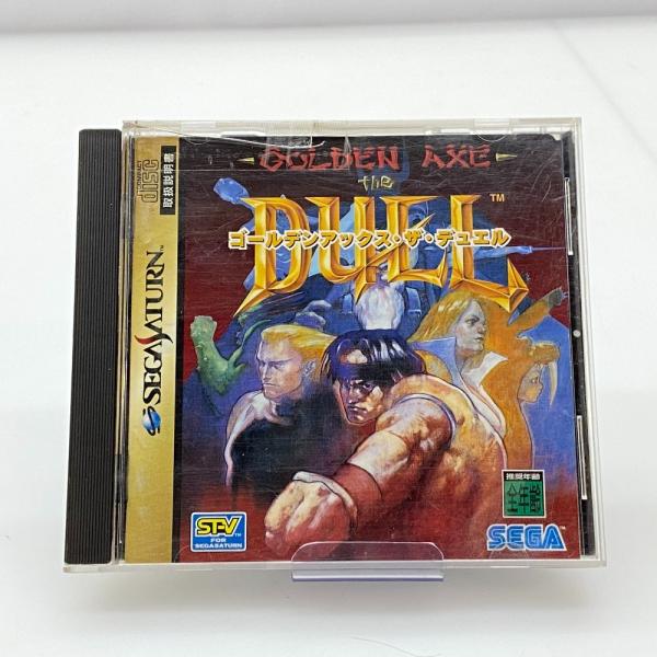 ブランド：SEGA/セガ型番：GS-9041ゲーム機種：セガサターン作品名：”ゴールデンアックス・ザ・デュエル”＊ケースに割れ、欠けがあり、テープで補修されています＊ケースに擦れキズ、汚れがあります