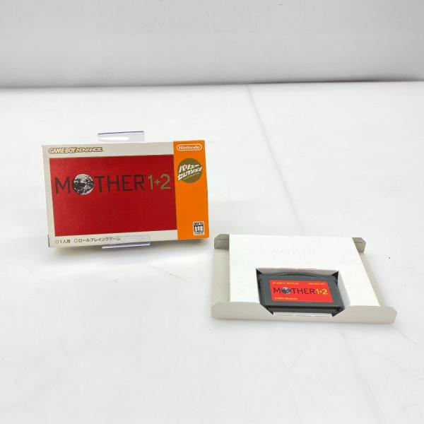 ブランド：Nintendo/任天堂型番：AGB-A2UJ-JPNゲーム機種：ゲームボーイアドバンス作品名：”MOTHER 1 + 2”＊起動のみ確認しました。＊箱にイタミがあります。＊取扱説明書が欠品しています。
