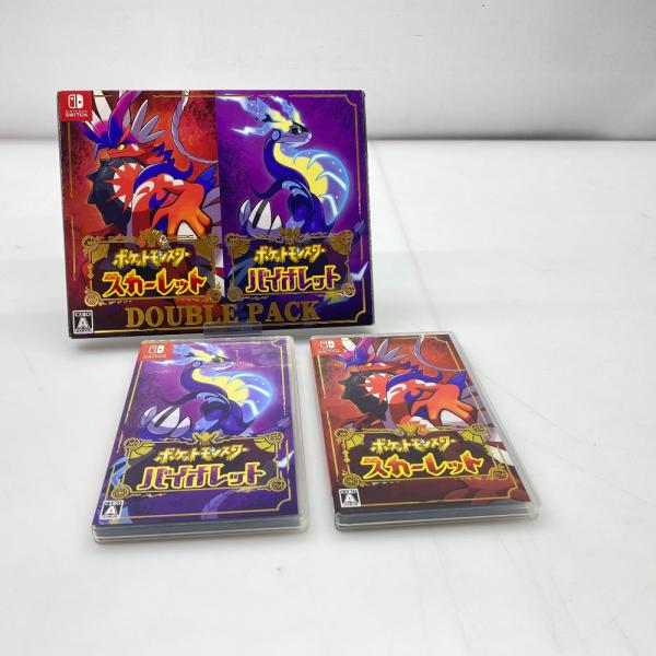 型番：BFC-HAC-ZAAEA-JPNブランド(フリー入力)：(株)ポケモンゲーム機種：Nintendo Switch作品名：”ポケットモンスター スカーレット バイオレット　ダブルパック”＊中古品の為プロダクトコード等の保証はございませ...