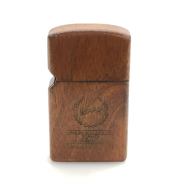 ブランド：ZIPPO/ジッポタイプ：オイルライター対象：メンズカラー1：ウッド柄モデル：コメモラティブ木製※使用に伴うキズ汚れあり※箱無し