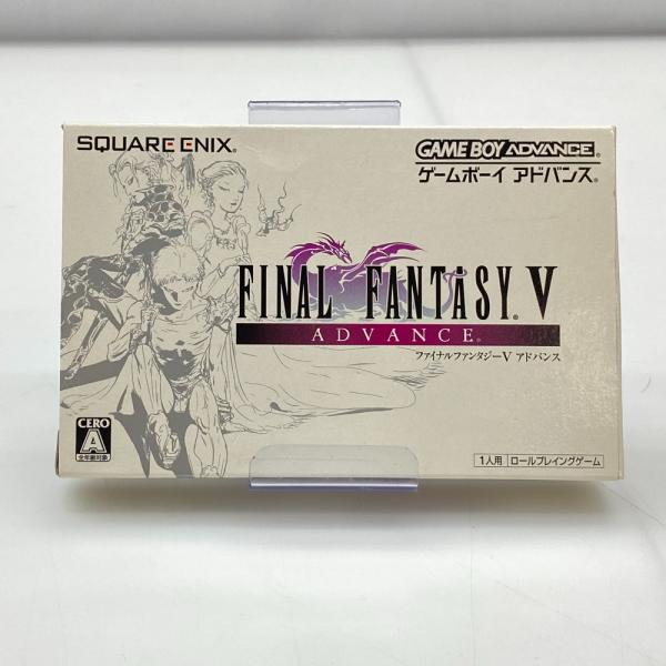 型番：AGB-BZ5J-JPNブランド(フリー入力)：SQUARE ENIXゲーム機種：ゲームボーイアドバンス作品名：”ファイナルファンタジーV アドバンス”＊起動のみ確認しました。＊外箱にややイタミがあります。＊E4版になります。