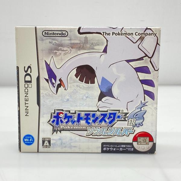 型番：NTR-R-IPGJ-JPNブランド(フリー入力)：(株)ポケモンゲーム機種：Nintendo DS作品名：”ポケットモンスター　ソウルシルバー”＊起動のみ確認しました。＊外箱にイタミがあります。