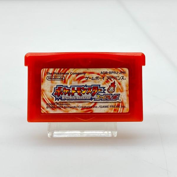 型番：AGB-BPRJ-JPNブランド(フリー入力)：(株)ポケモンゲーム機種：ゲームボーイアドバンス作品名：”ポケットモンスター　ファイアレッド”＊起動のみ確認しました。＊ソフトのみとなります。＊こまかな擦れキズ・汚れがあります。