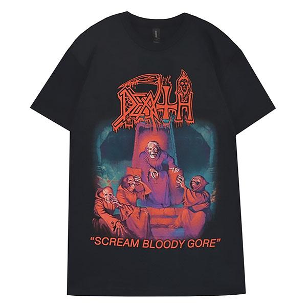 83年にチャック・シュルディナーを中心に結成されたフロリダ産デスメタルレジェンド、DEATH。デスメタルの“デス”はこのバンド名が由来という説もあるほどシーンに絶大な影響を及ぼし、MORBID ANGEL、DEICIDE、OBITUARYら...