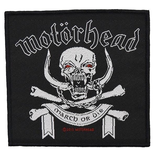 92年作の10th LP「March Or Die」のジャケットアートワークのワッペン。バンド公認のオフィシャルライセンス商品です。サイズ：縦9.5cm×横9.5cm※輸入商品は国内商品のような緻密さに欠けるため、多少の誤差はご了承ください...