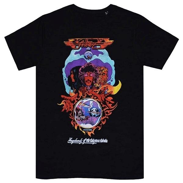 73年作の3rd LP「Vagabonds Of The Western World (西洋無頼)」をモチーフにしたデザインのTシャツ。秀逸なアートワークはチェ・ゲバラのポスターを作製した事でも知られるアイルランド人アーティストのジム・フィ...