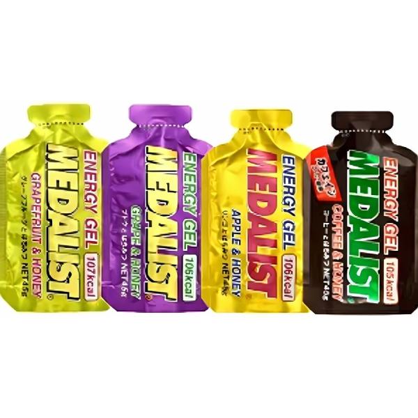 商品内容: マラソンやトレイルランなどのスポーツ時のエネルギー補給用ジェルです。内容量: 1袋約45g、エネルギー量としては約107kcal。原材料: 主にはちみつが使用されています。商品説明文: ハチミツベースで作られており飲みやすさが特...