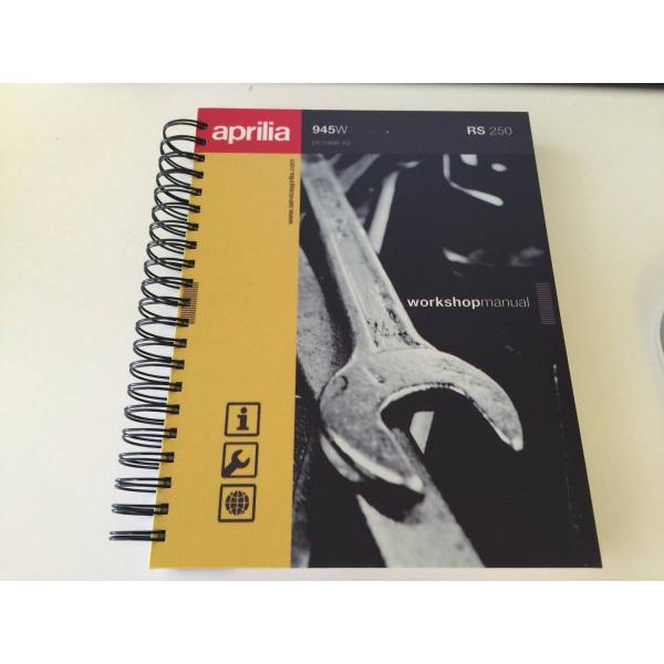 アプリリア RS250用のサービスリペアワークショップマニュアルです。パーツカタログ、及び、ユーザーマニュアルを含む内容となります。・全454ページ、英語版・ハードケースカバー、スパイラルバインディング・98-03年モデルがメインの内容とな...