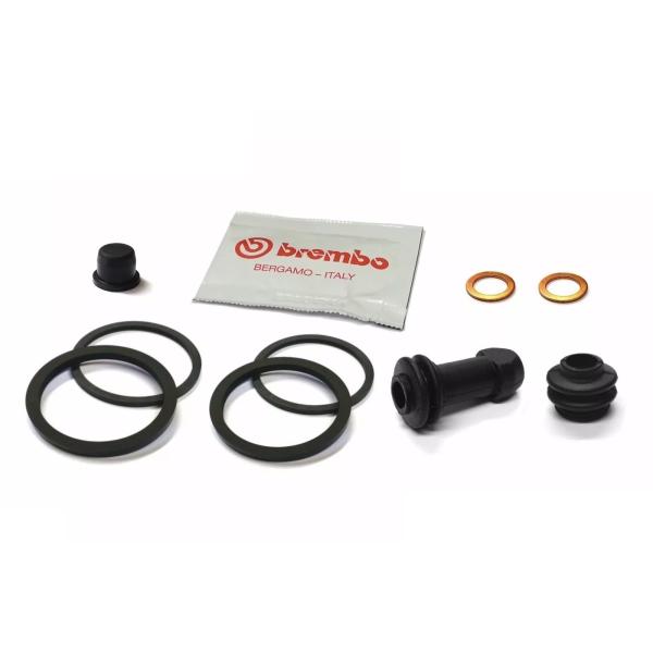 ドゥカティ スクランブラーSIXTY2に適合するフロントブレーキキャリパーのオーバーホールキット(シールキット)です。・純正brembo製キャリパー専用・ブランド：brembo(シール/グリス)Brakemasters(コンポーネント)・フ...