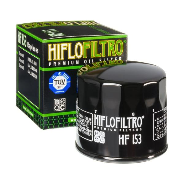 HIFLO製のオイルフィルターです。メーカー品番：HF153■適合モデル 916 SPS Fogarty Replica (Ltd. Edition) 99年