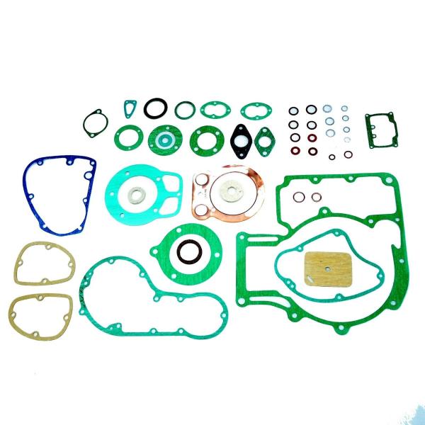 ロイヤルエンフィールド ブリット350用のコンプリートエンジンガスケットキットです。■適合モデル・09-22年 Royal Enfield Bullet 350※23年以降Rebornエンジン不可※適合はメーカー発表となります。必ず、形状を...