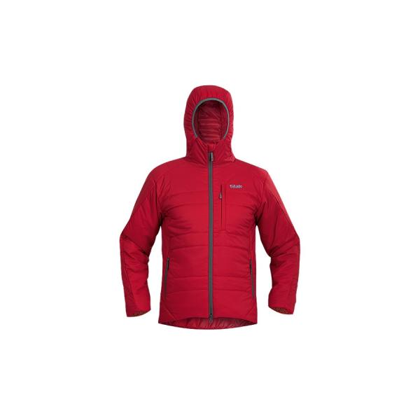 Ketil Jacket（ケティル ジャケット）守備範囲の広いスタンダードな中綿フードジャケット。表生地が薄くしなやかで軽量、肩から腕まわりはすっきりしたシルエットでもTilakらしく取り回しがよく腕の動きにストレスを感じることのない着用感...