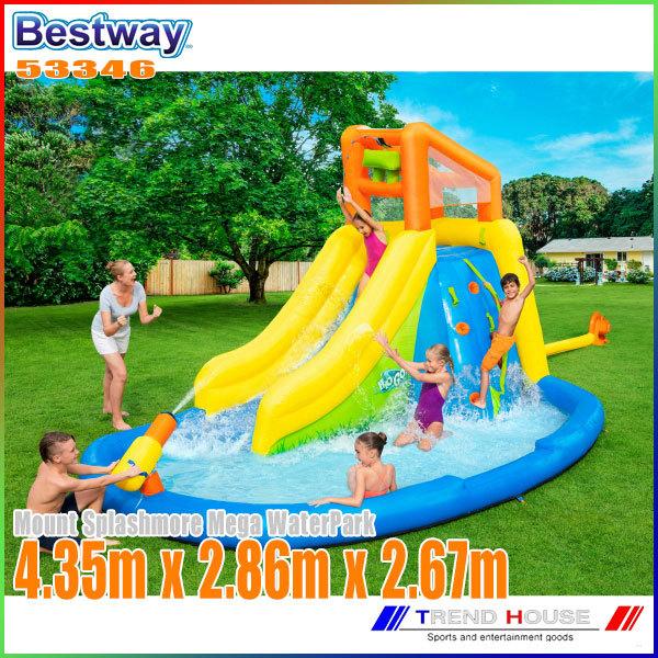 【メーカー】　　BESTWAY【モデル名】　　H2OGO! Mount Splashmore Mega WaterPark【メーカー型番】　　53346【サイズ】　　幅 4.35m x 奥行 2.86m x 高さ 2.67m【重量】　　24...