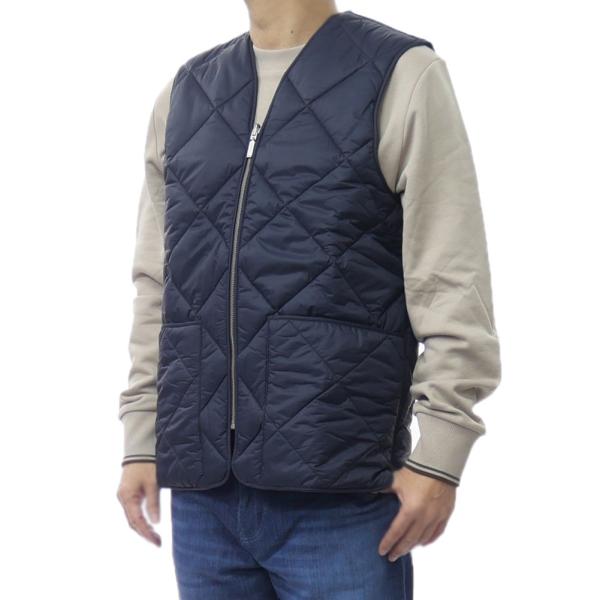 【ナイロン アウター ライナー ジレ 防寒 紺 navy】