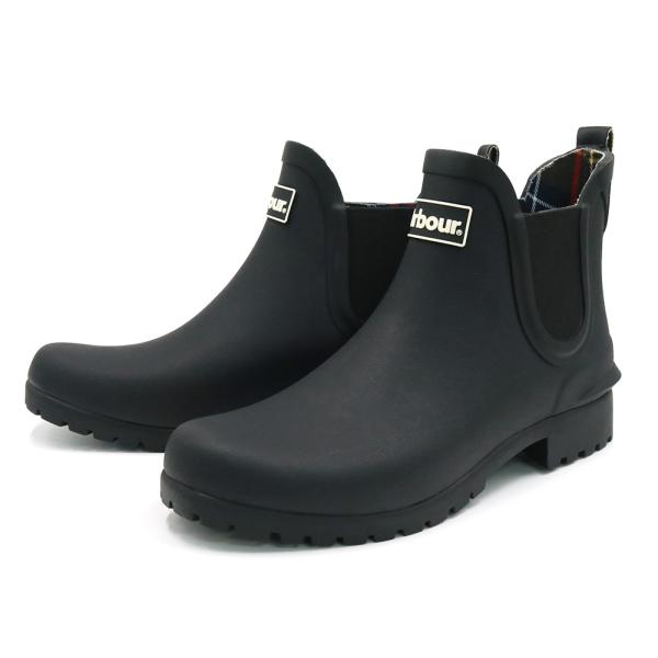 【長靴 レインシューズ 雨具 black 黒】
