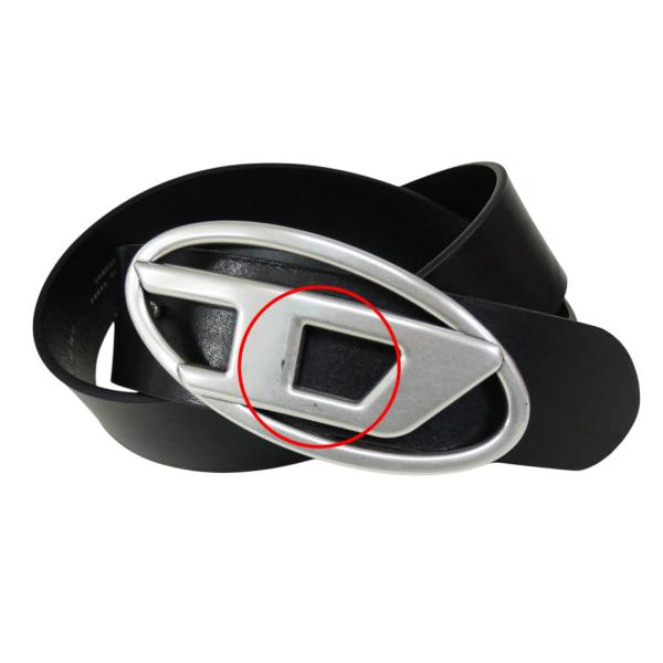 DIESEL ディーゼル レザーベルト X08516 PR666 B-1DR メンズ レディース ブラック 定番 人気商品