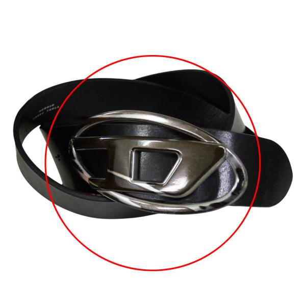 DIESEL ディーゼル レザーベルト X08516 PR666 B-1DR メンズ レディース ブラック 定番 人気商品