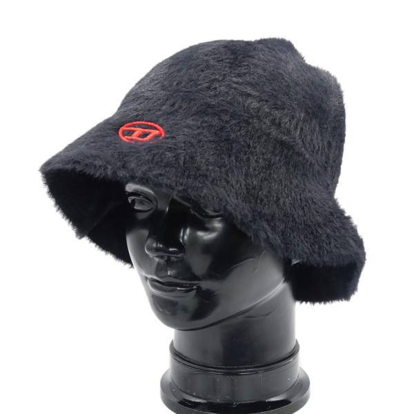 DIESEL ディーゼル バケットハット A20854 0IHBG / K-SOLANGE メンズ レディース ブラック 2026春夏新作