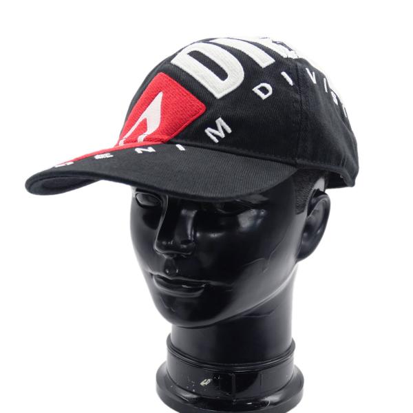 DIESEL ディーゼル キャップ A21491 0PFAA / C-DIV メンズ レディース ブラック 2026春夏新作