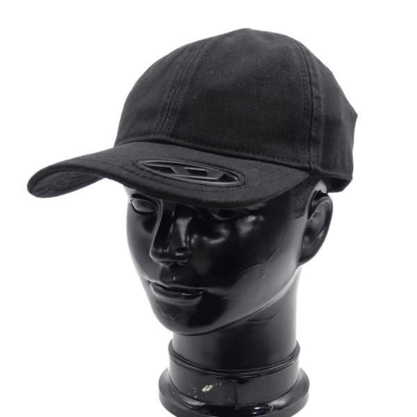DIESEL ディーゼル キャップ A11357 0PFAA / C-PLAK メンズ レディース ブラック 2026春夏新作