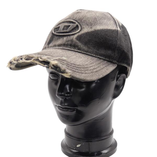 DIESEL ディーゼル キャップ A19777 0DGAV / C-SEYMON-BLACK メンズ レディース ブラック 2026春夏新作