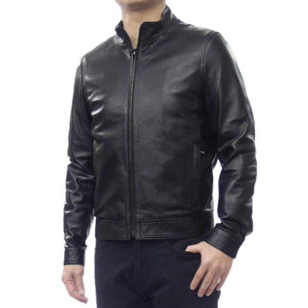 EMMETI エンメティ ライダースジャケット COVER NAPPA メンズ ブラック 2026春夏新作