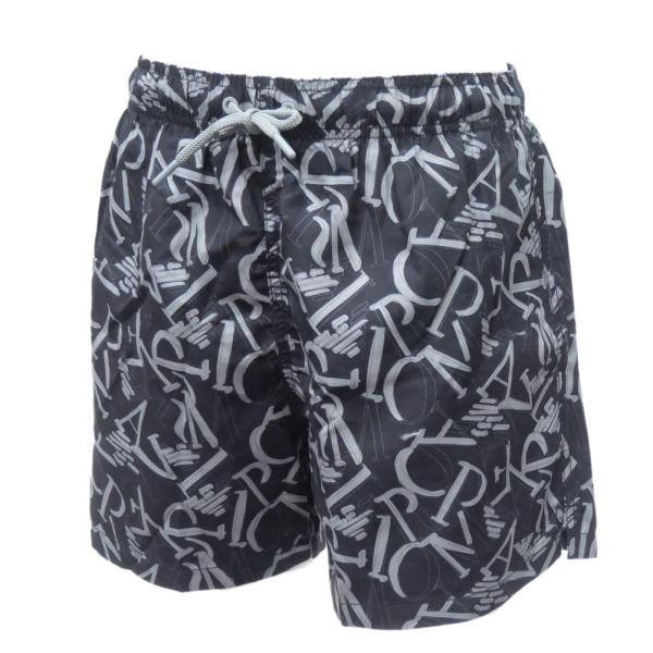EMPORIO ARMANI SWIMWEAR エンポリオアルマーニ スイムウェア スイムパンツ EM000583 AF20440 メンズ ブラック 2026春夏新作