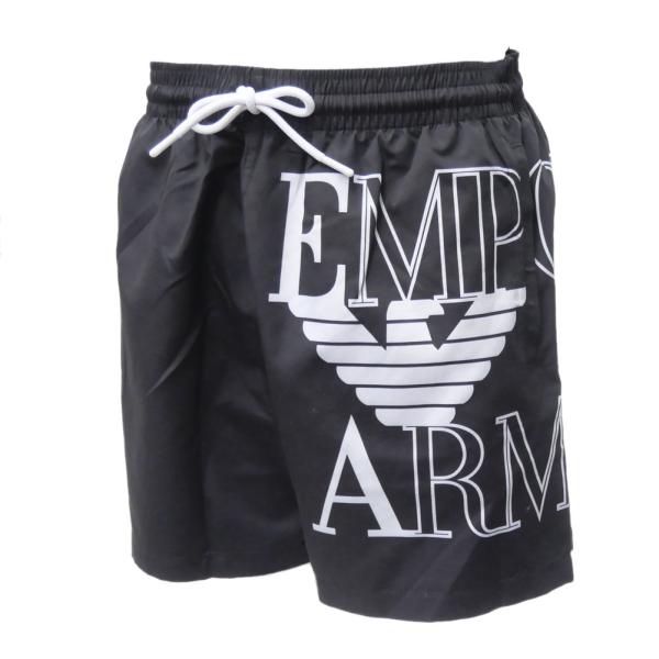 EMPORIO ARMANI SWIMWEAR エンポリオアルマーニ スイムウェア スイムパンツ EM000583 AF20434 メンズ ブラック 2026春夏新作