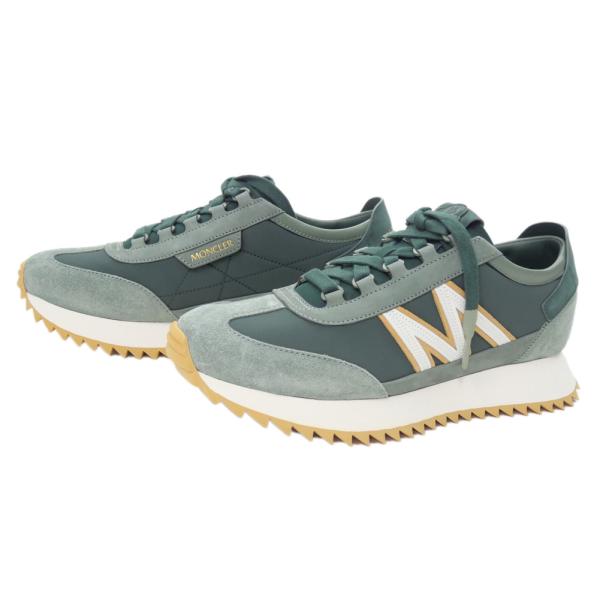 MONCLER モンクレール ローカット スニーカー 4M00210 M7280 PACEY2 シューズ メンズ グリーン