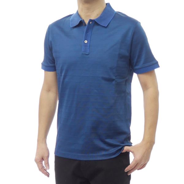 PS PAUL SMITH ポールスミス スムース ポロシャツ M2R 081Z V22322 メンズ ブルー 2026春夏新作