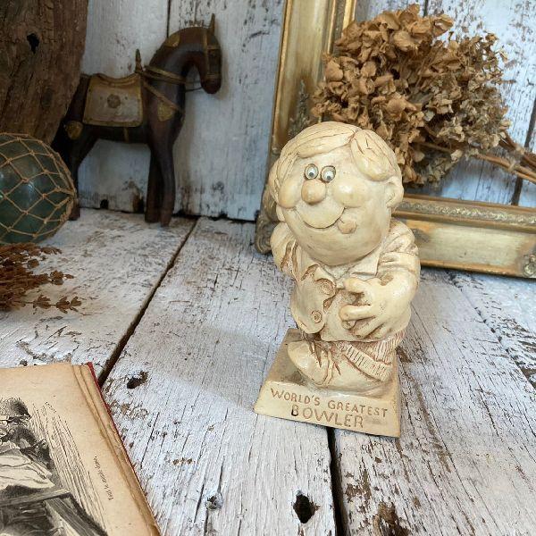 R&amp;W社、1970年代のSilly Sculpt（メッセージドール）。アメリカではその時々の想いを伝えるプレゼントなどとして、1960〜1970年代に大流行した人形で、表情豊かで個性的なキャラクター達はファイヤーキング同様、コレクタ...