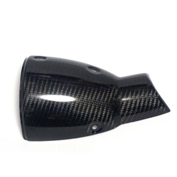 ドゥカティ スクランブラー用カーボン製エキゾーストエンドキャップ国産3Kカーボンを使用しており高品質な製品に仕上げております。■素材：カーボン■色：ブラック　ツヤあり■適合車種：スクランブラー※この製品は純正品ではございません。社外製カーボ...