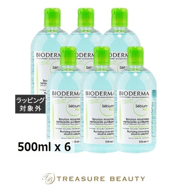 ◇ブランド：ビオデルマ BIODERMA ◇商品名：セビウムH2O SEBIUM H2O SOLUTION MICELLAIRE◇規格：お得な6個セット / 500ml x 6  (500ml x 6)◇カテゴリ：リキッドクレンジング クレ...